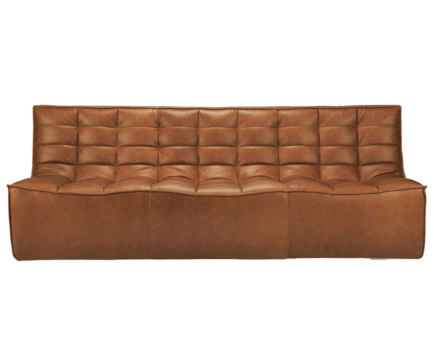 N701 Soffa 3-sits | Läder Old Saddle | Ethnicraft | Tibergs Möbler