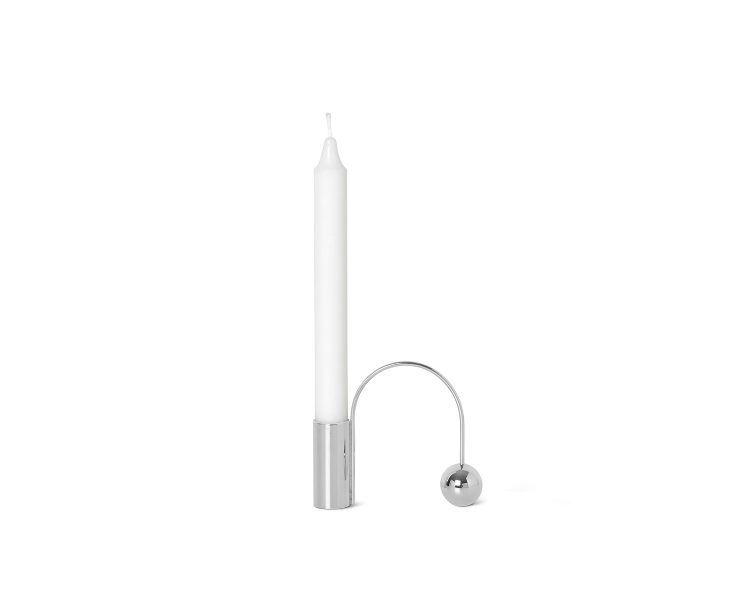 Balance Ljusstake | Krom | Ferm LIVING | Tibergs Möbler
