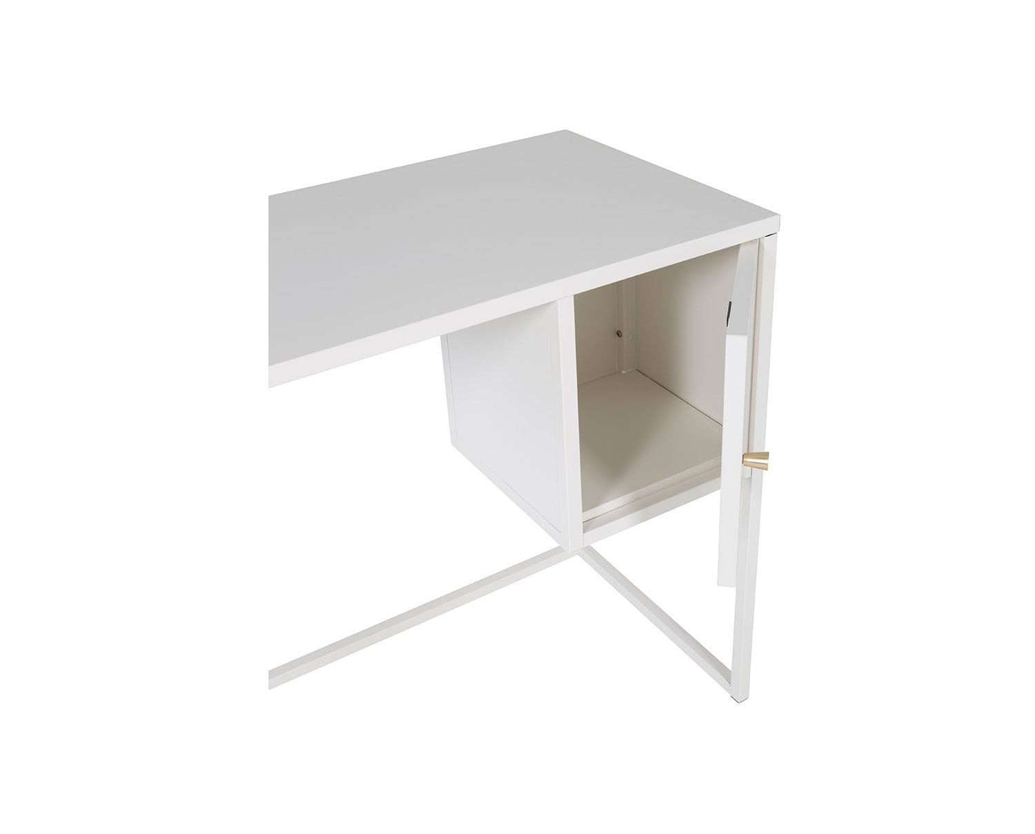 Bakal Skrivbord | Vit | Venture Design | Tibergs Möbler