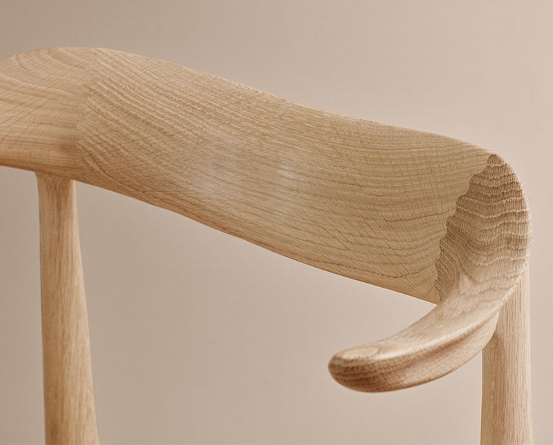 Cow Horn stol Soavé, oak | Warm Nordic | Tibergs Möbler